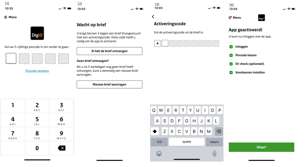 Logius | Functionele beschrijving DigiD app